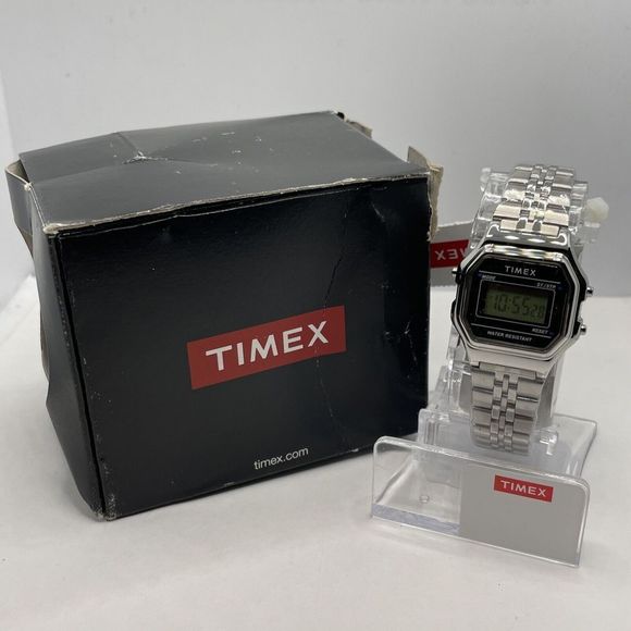 Timex | Jewelry | Timex Minitw2t4860 Women Silver Stainless Steel ...